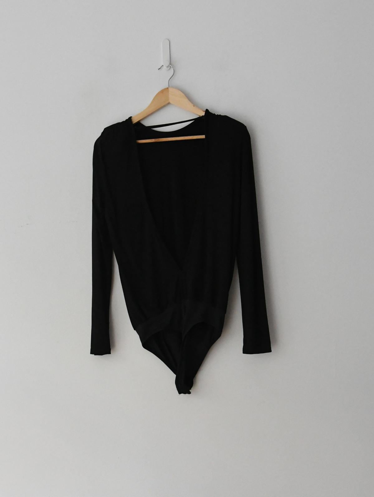 ANINE BING Whitney Open Back Body Suit | endource