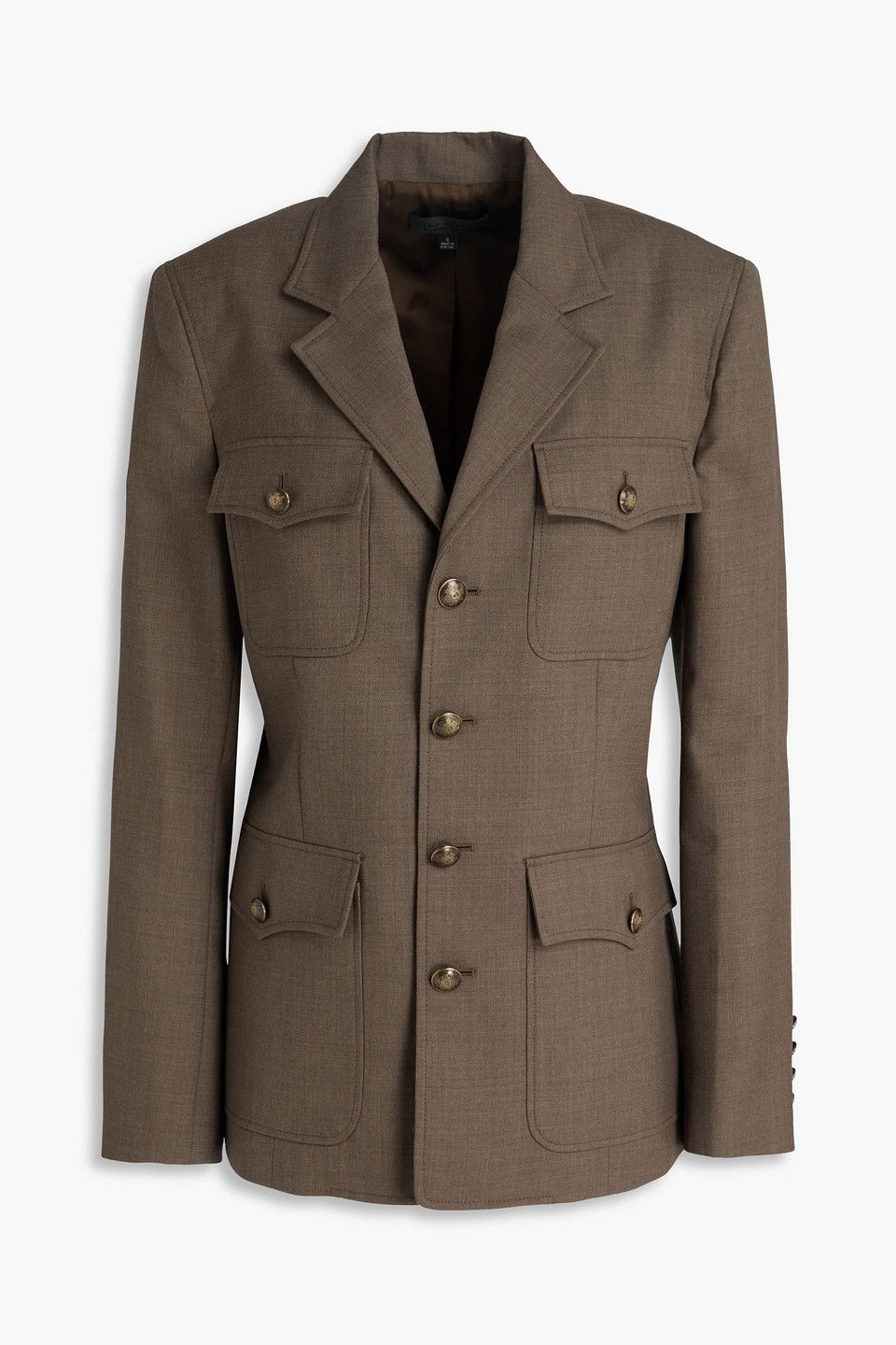NILI LOTAN Nelson Wool-Twill Blazer | endource