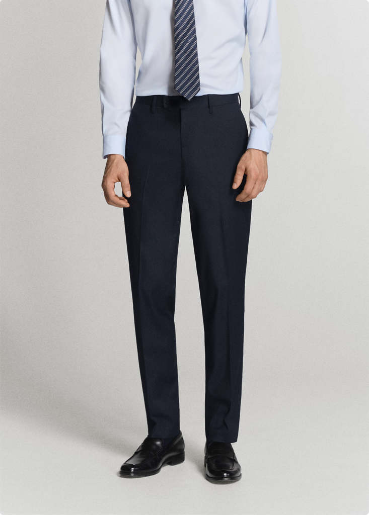 MANGO Milan Slim-fit Suit Pants | endource