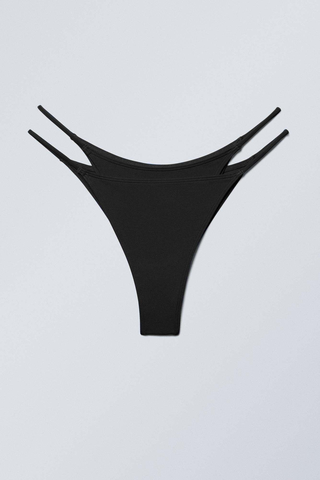 WEEKDAY Layered Brazilian Bikini Bottoms | endource