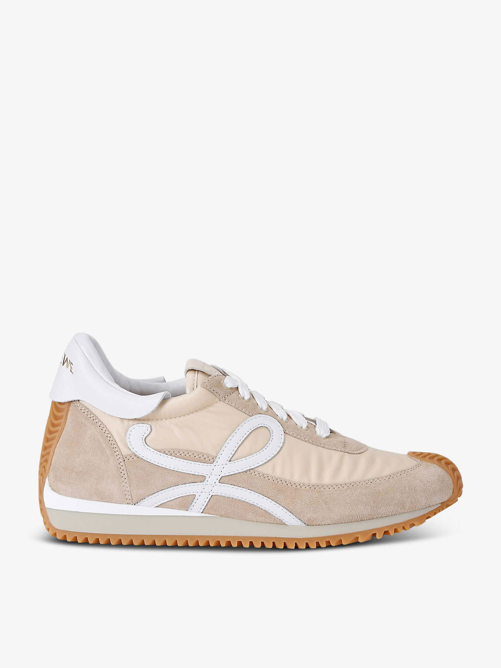 LOEWE Flow Runner Monogram Woven Low-Top Trainers in CREAM COMB | Endource