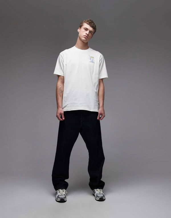 NEW BALANCE Fish And Chips T-shirt In White | endource