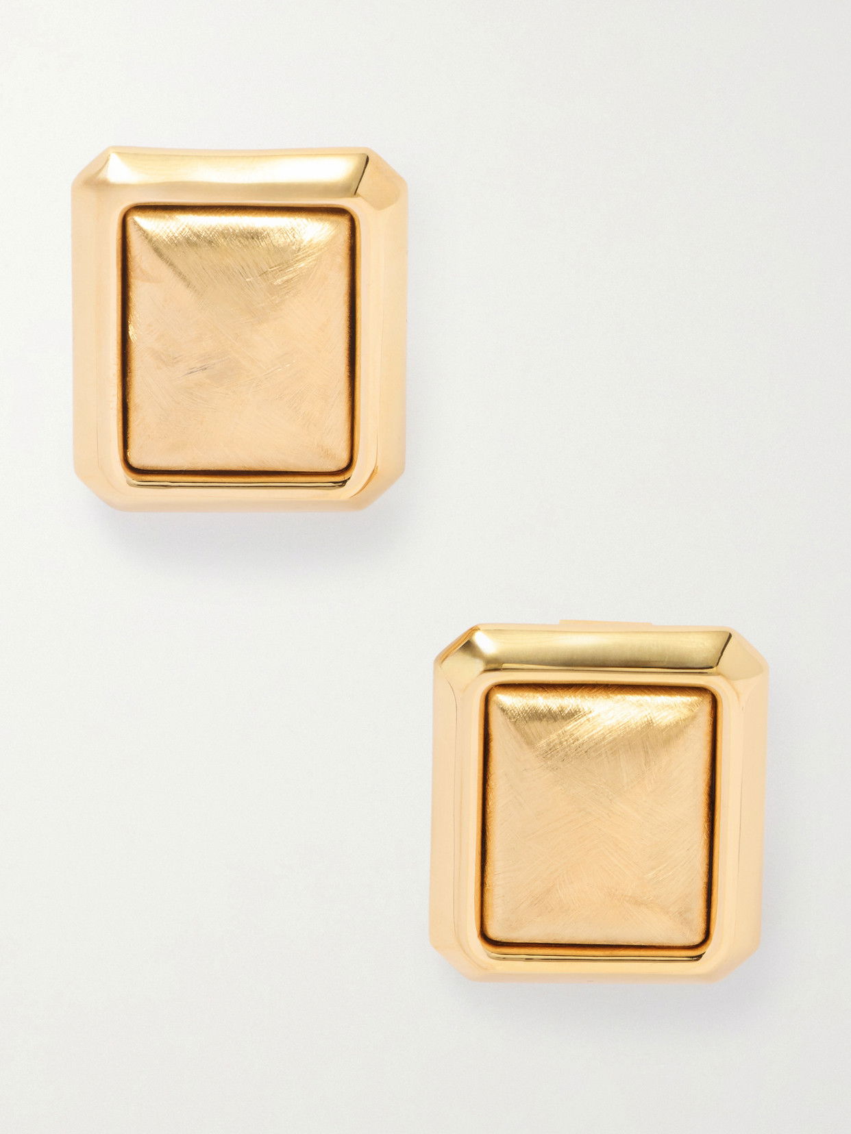 JACQUEMUS Les Pendants Carré Earrings | endource