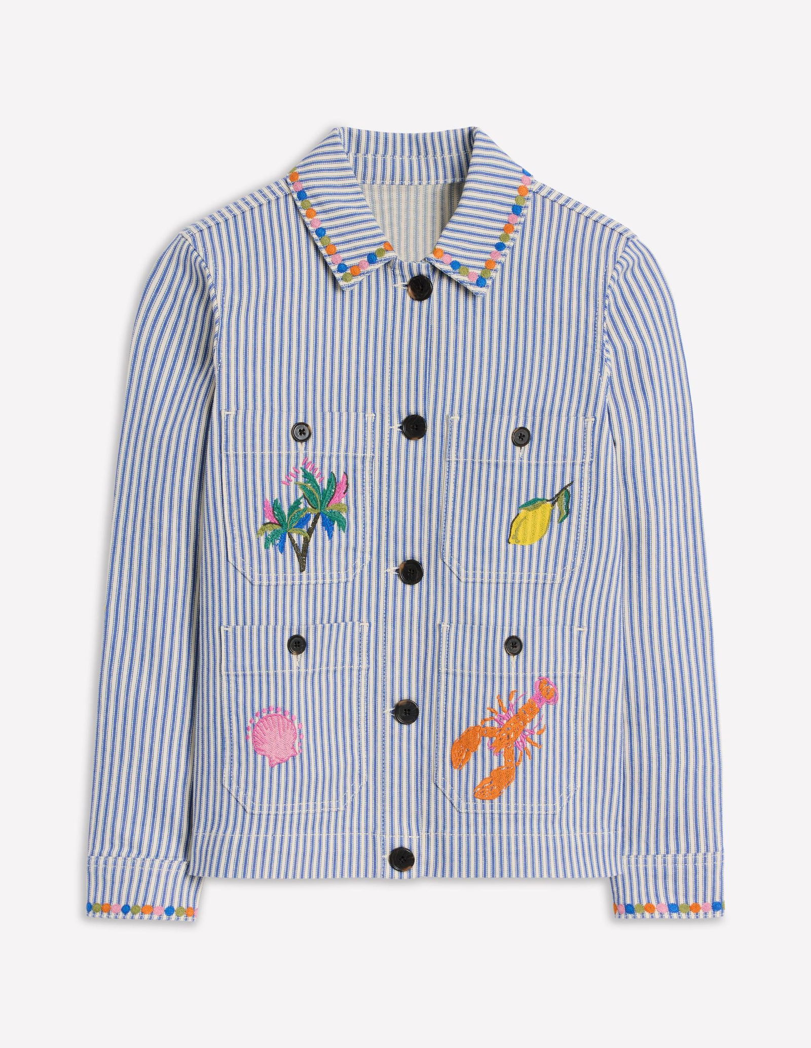 BODEN Embroidered Utility Jacket | endource