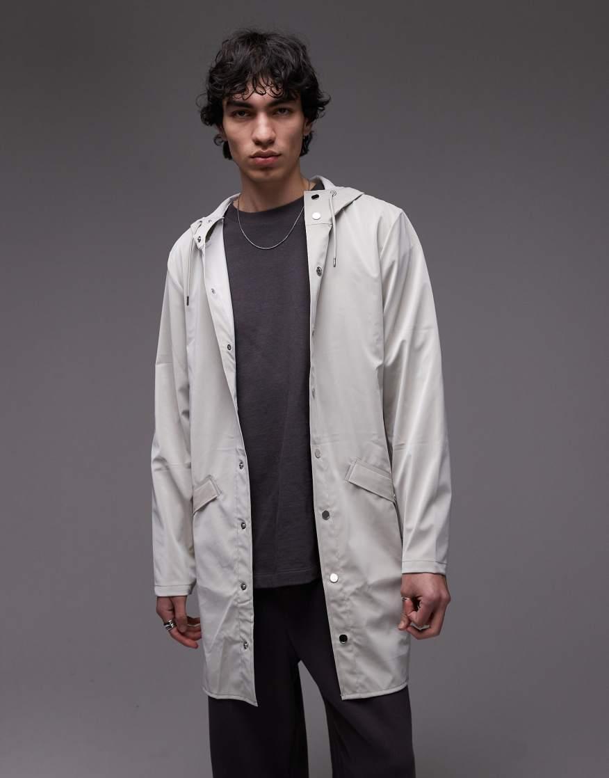 RAINS 12020 Waterproof Long Jacket in MATRIX | endource
