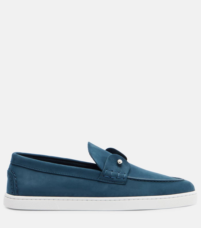 CHRISTIAN LOUBOUTIN Chambeliboat Donna Suede Boat Shoes | endource