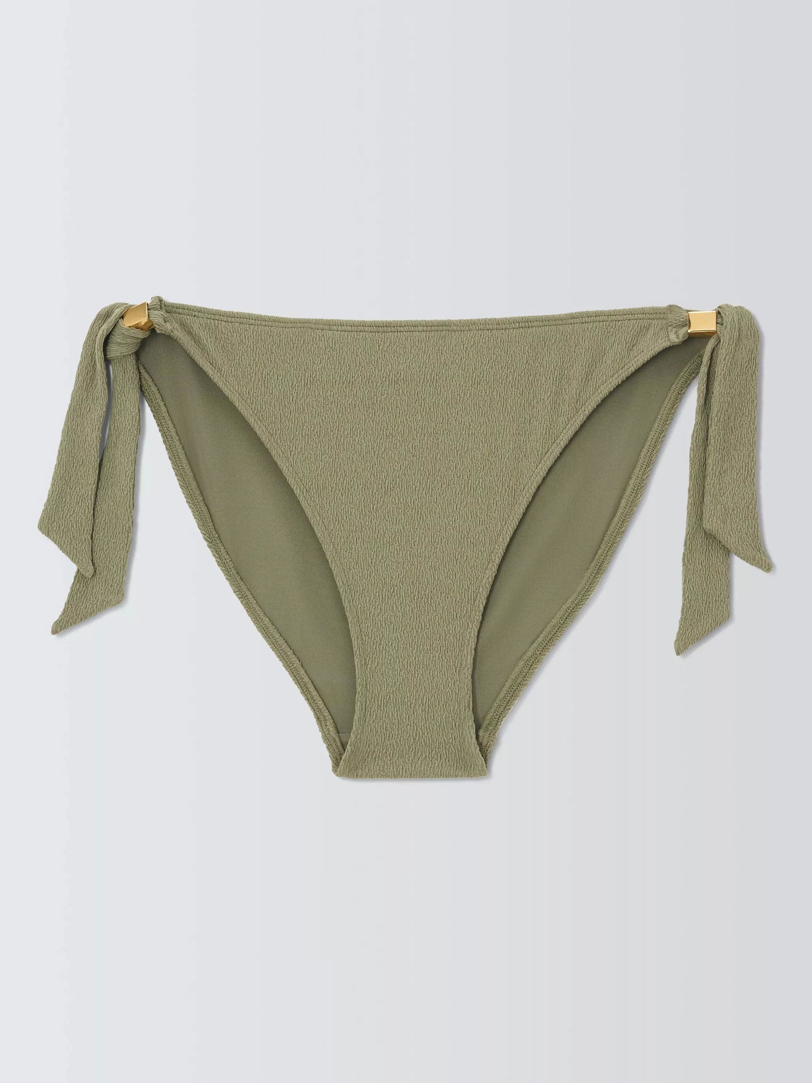 JOHN LEWIS Paris Tie-Side Bikini Bottoms in Khaki | endource
