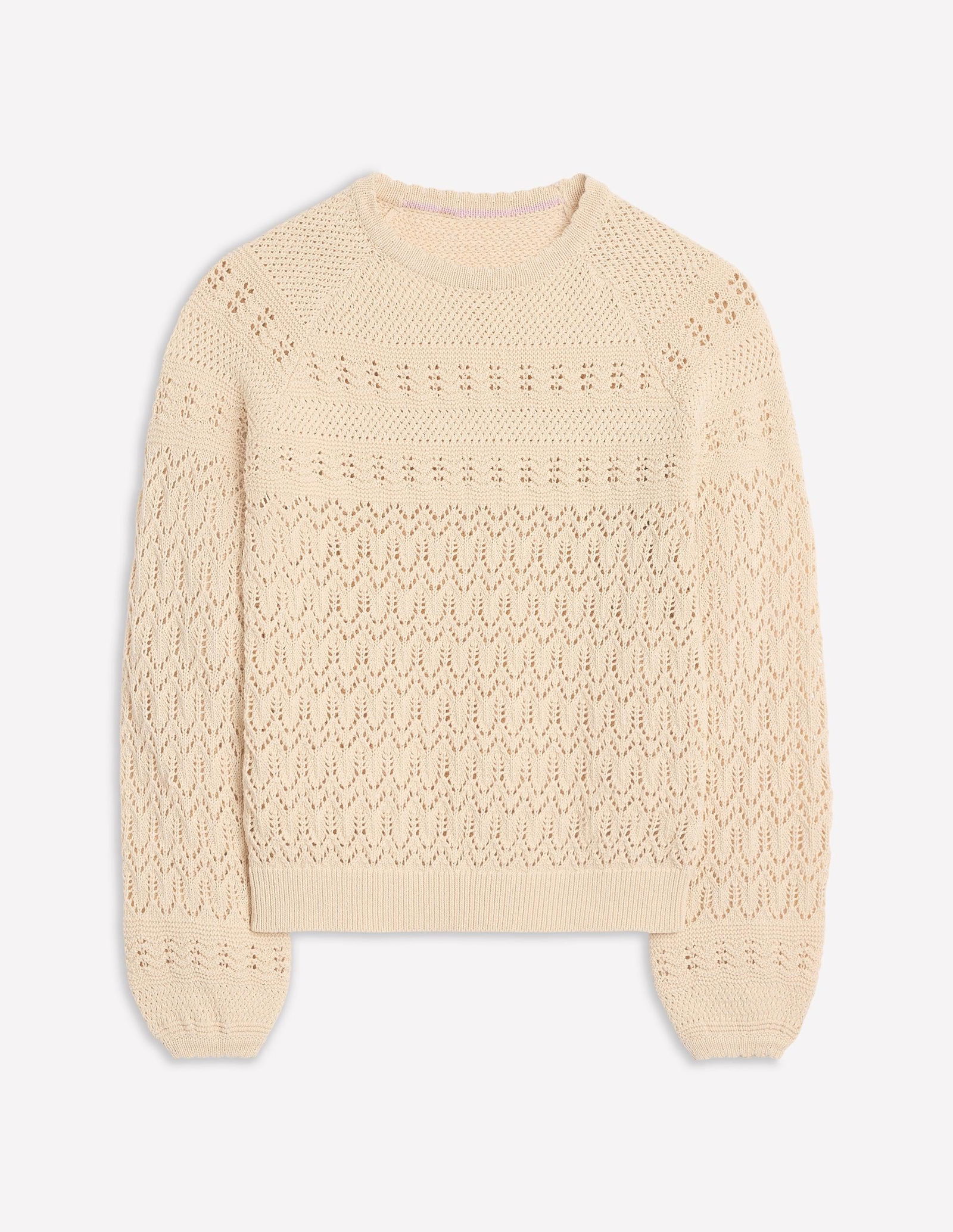 BODEN Cotton Stitch Crew Jumper | endource