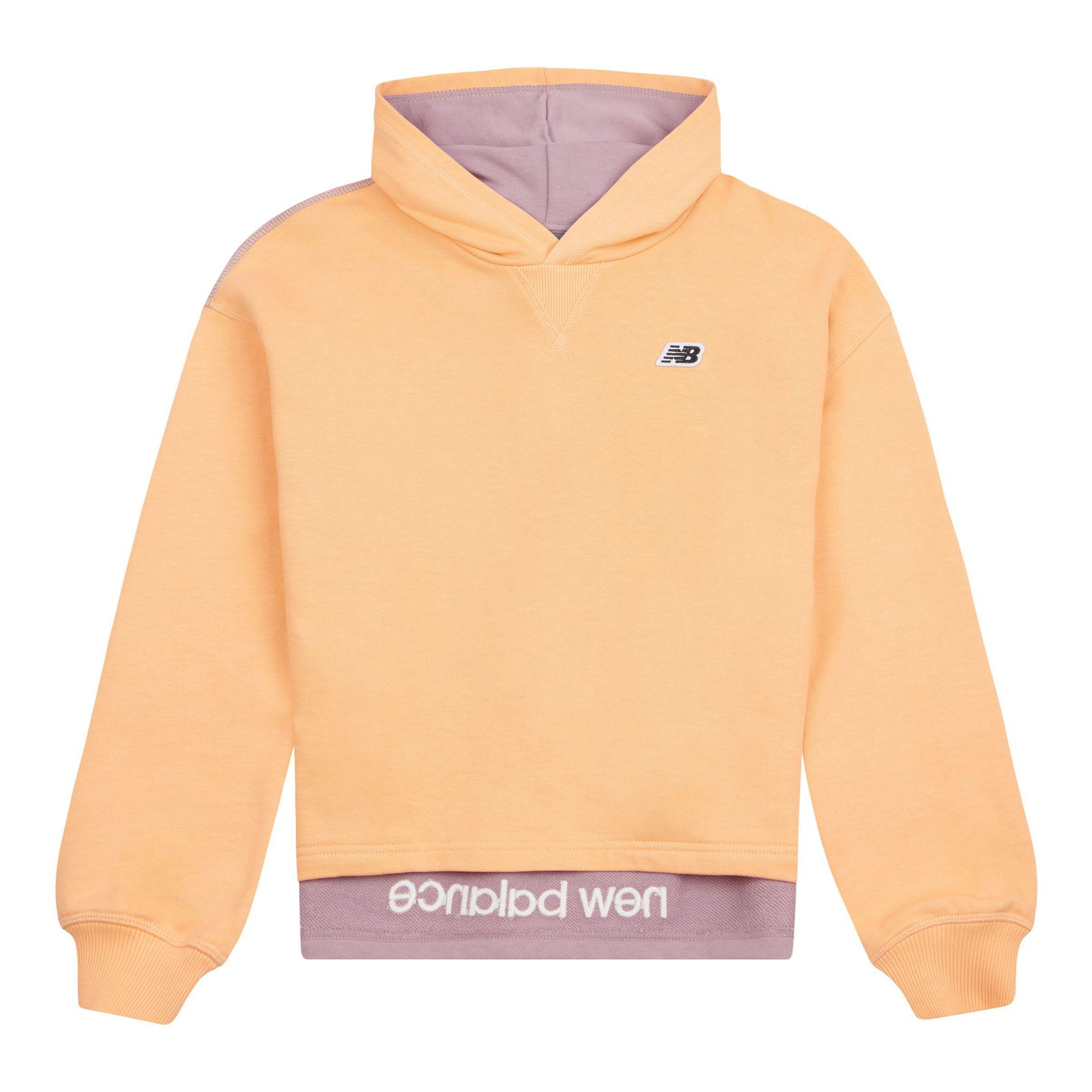 NEW BALANCE Premium Loop Back Drop Hem Hoodie | endource