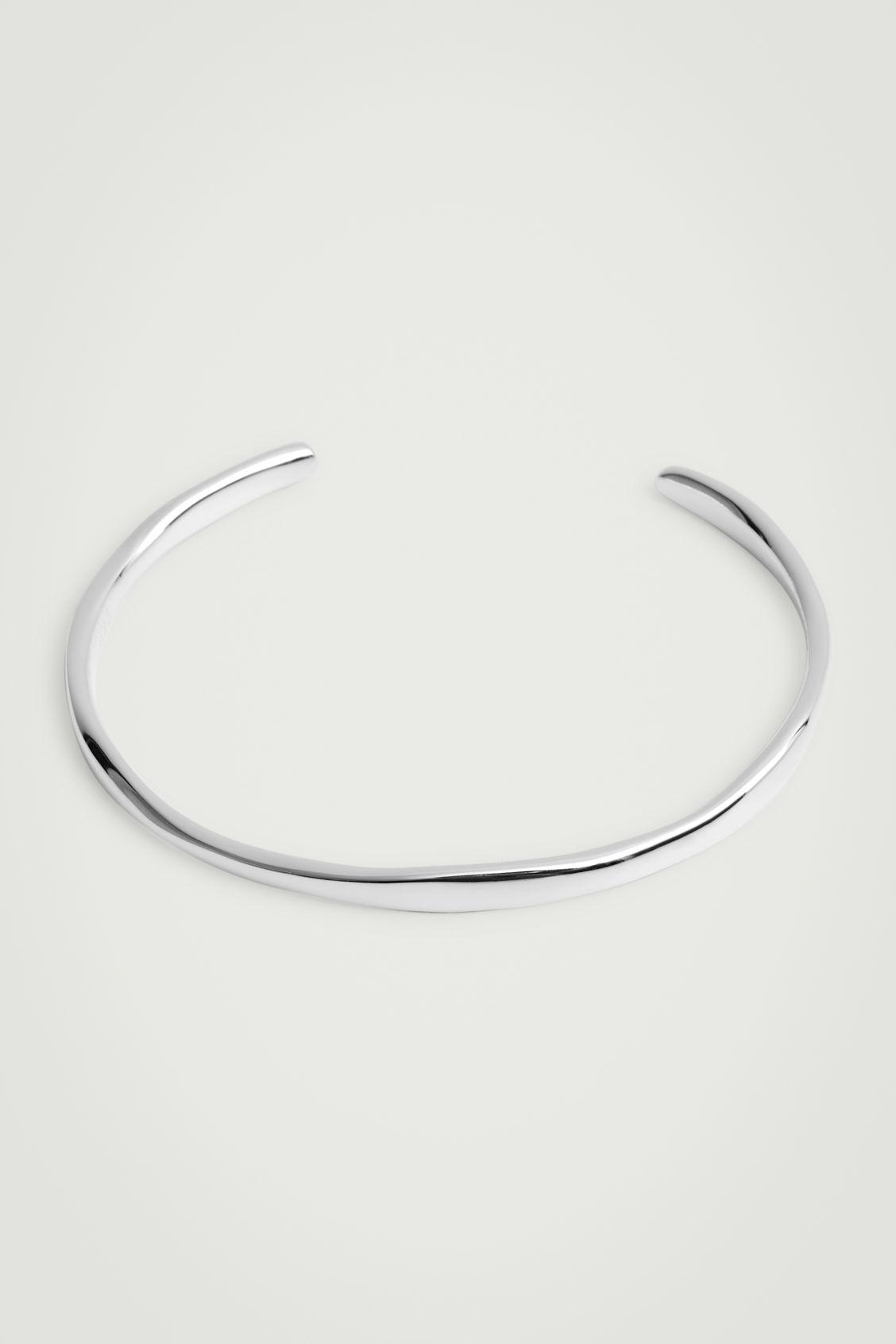 COS Slim Sterling Silver Cuff in SILVER | endource