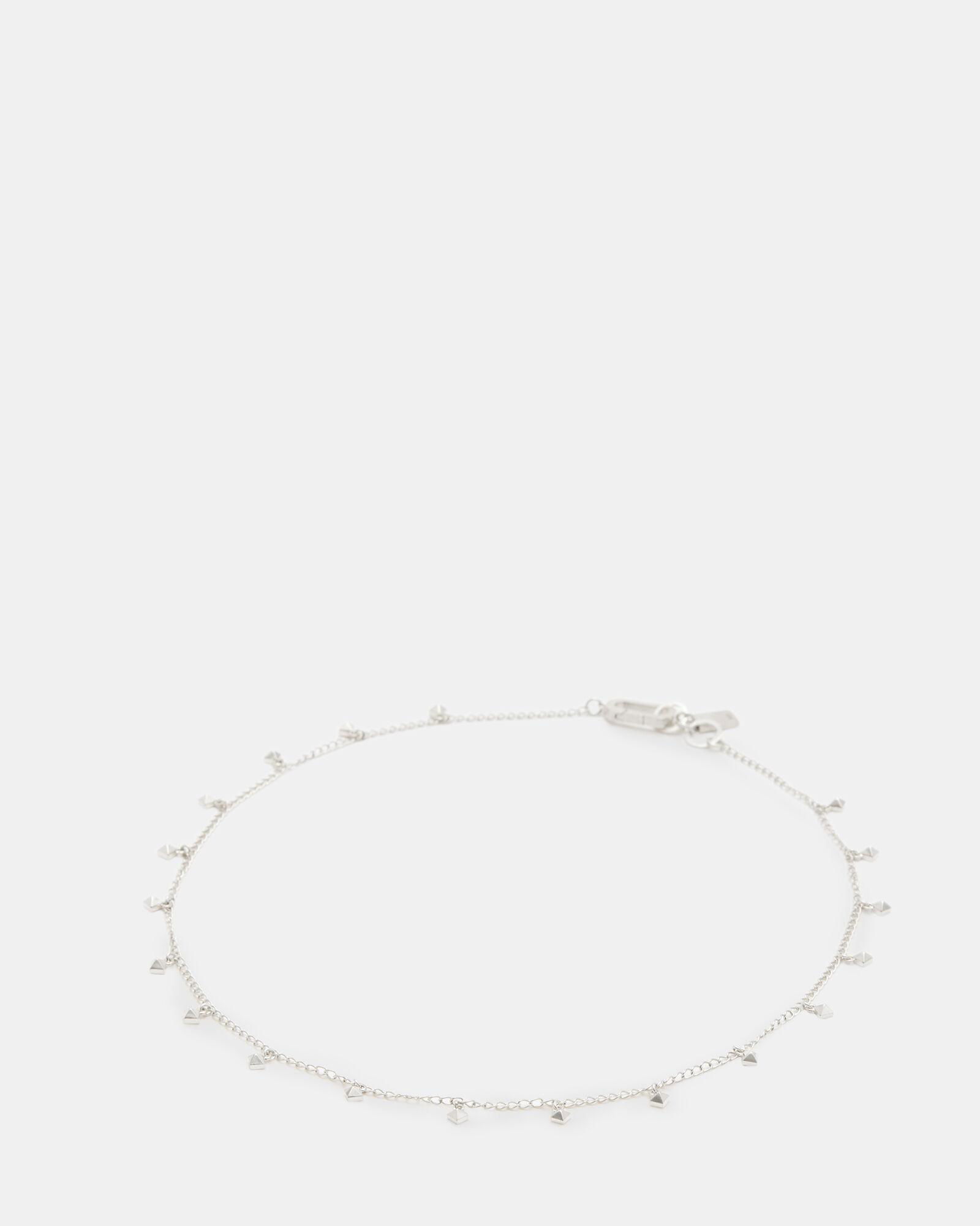 ALLSAINTS Ria Mini Stud Sterling Silver Necklace | endource