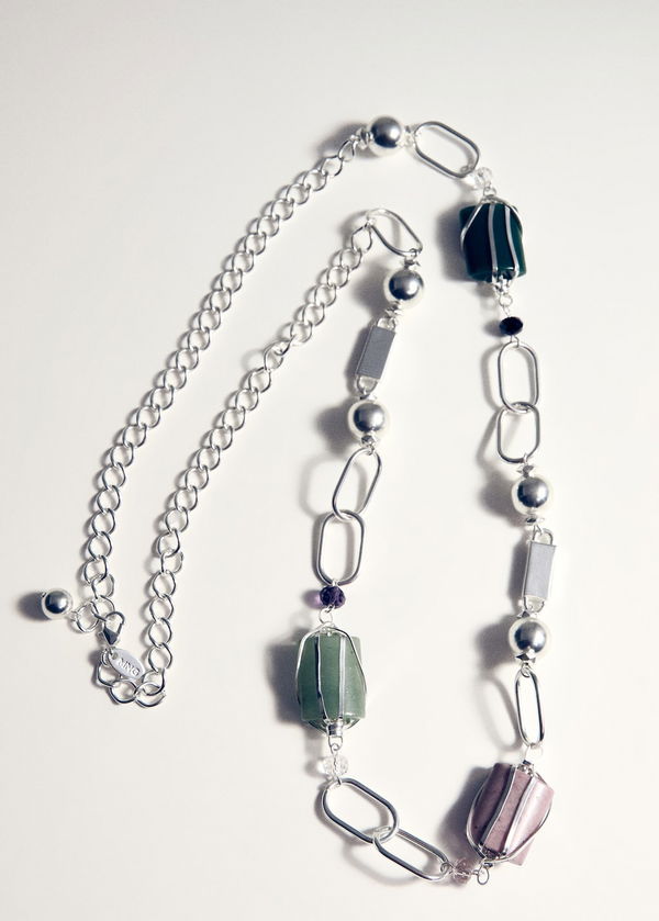 MANGO Semi-precious Stone Combination Necklace | endource