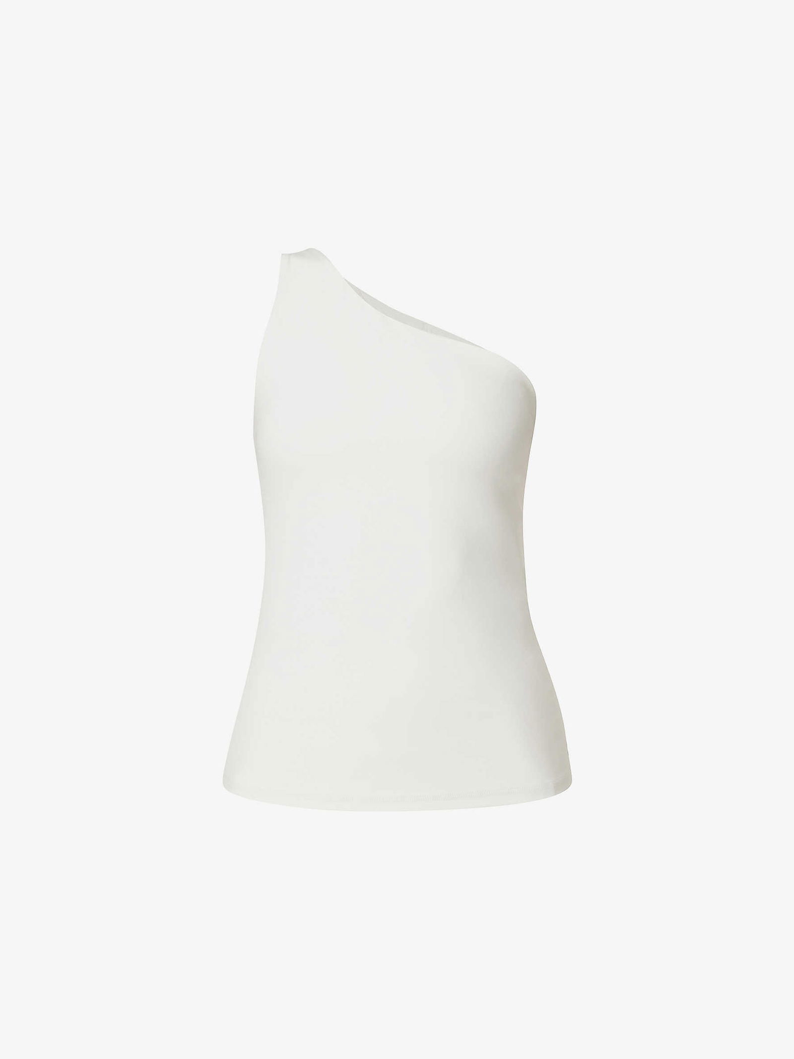SWEATY BETTY Ultimate Studio Asymmetric-Neck Stretch-Woven Bra Tank ...