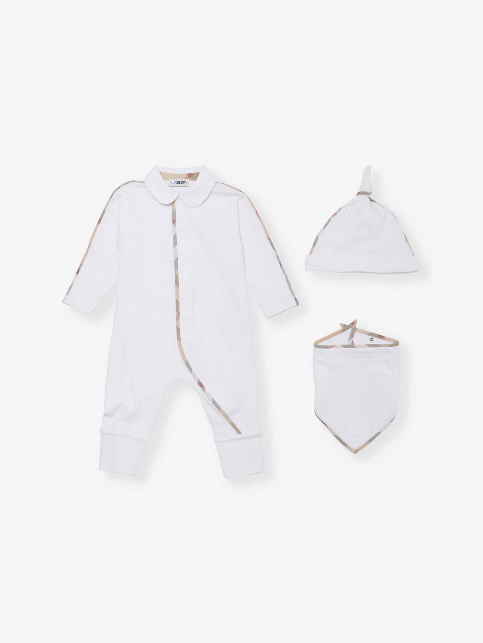 BURBERRY Hamilton Baby Hamper Gift Set 1-6 Months in WHITE | endource