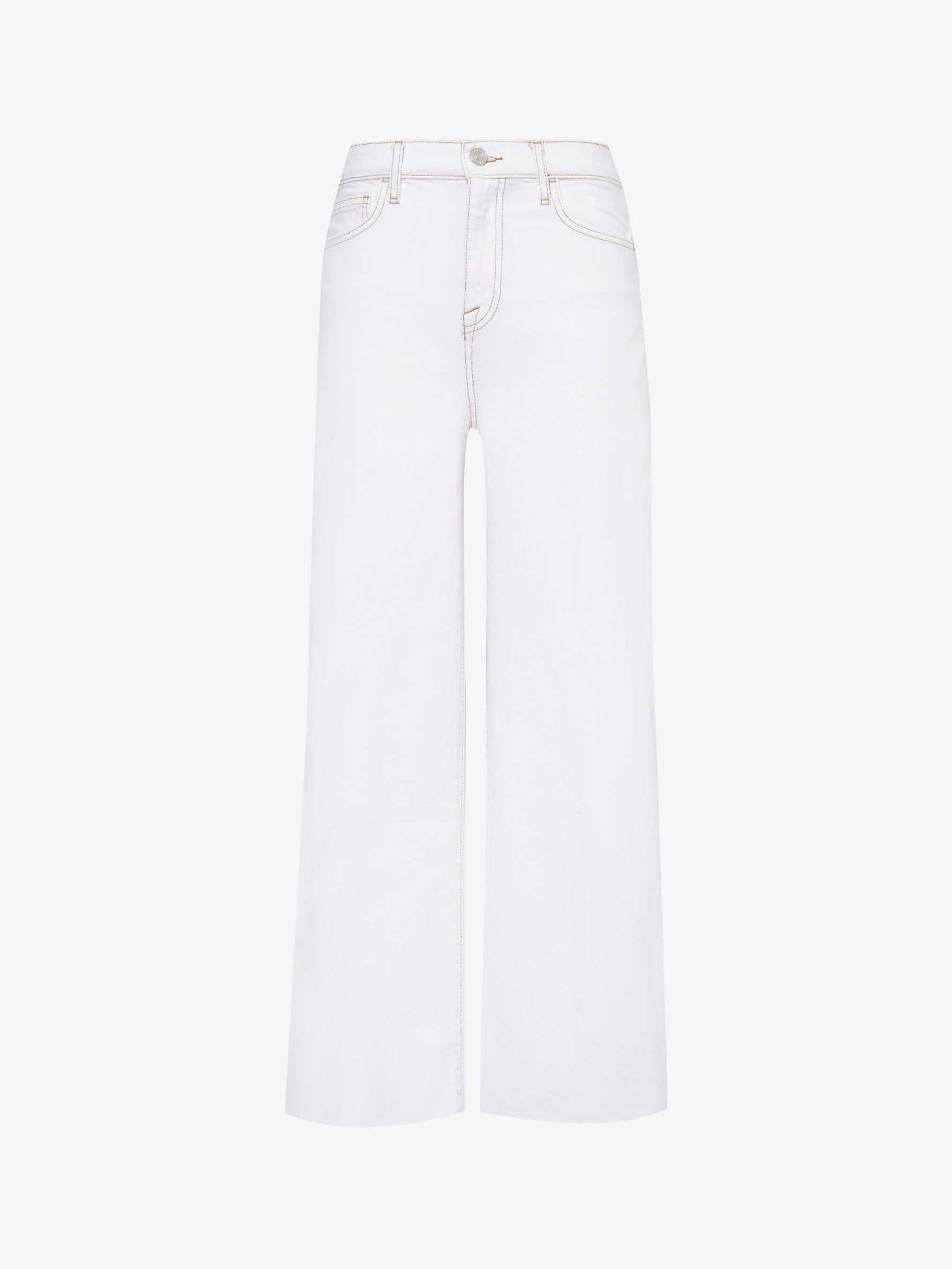 FRAME Le Jane Wide-Leg High-Rise Jeans in Au Natural Clean | Endource