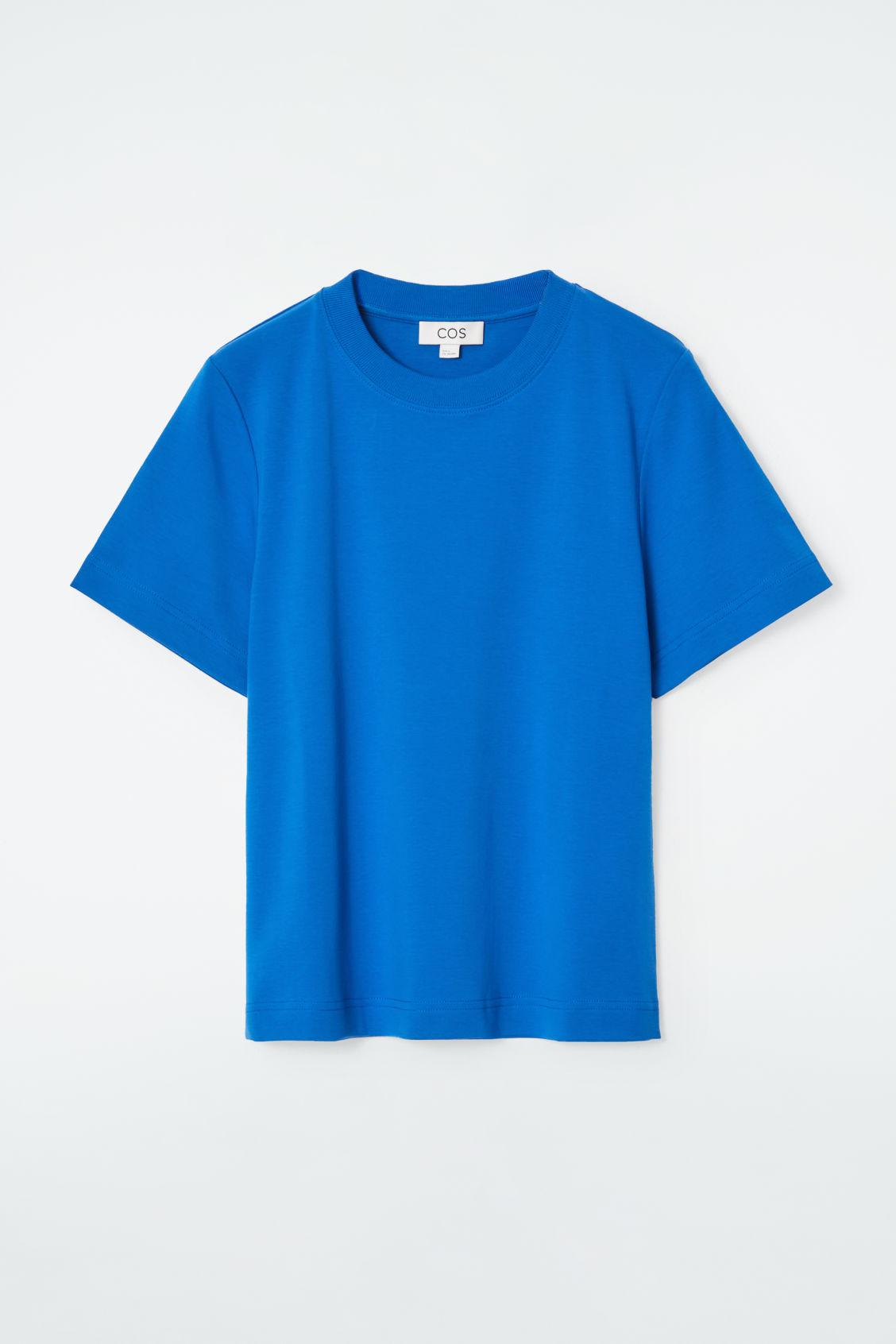 COS Clean Cut T-Shirt in BRIGHT BLUE | endource