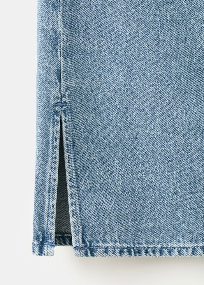 MANGO Wide Leg Jeans With Cut-out | endource