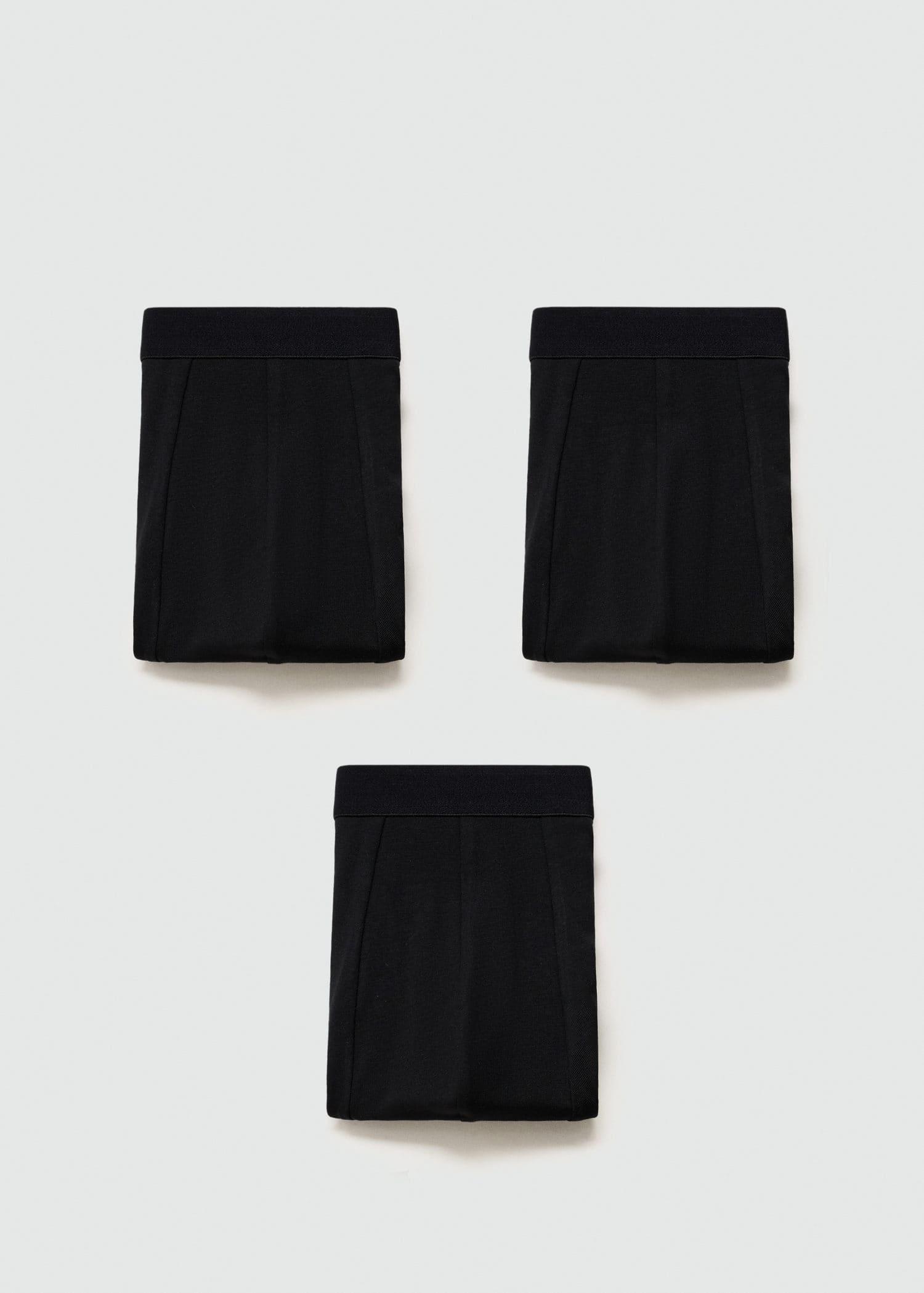 MANGO Pack Of 3 Briefs in Black | Endource