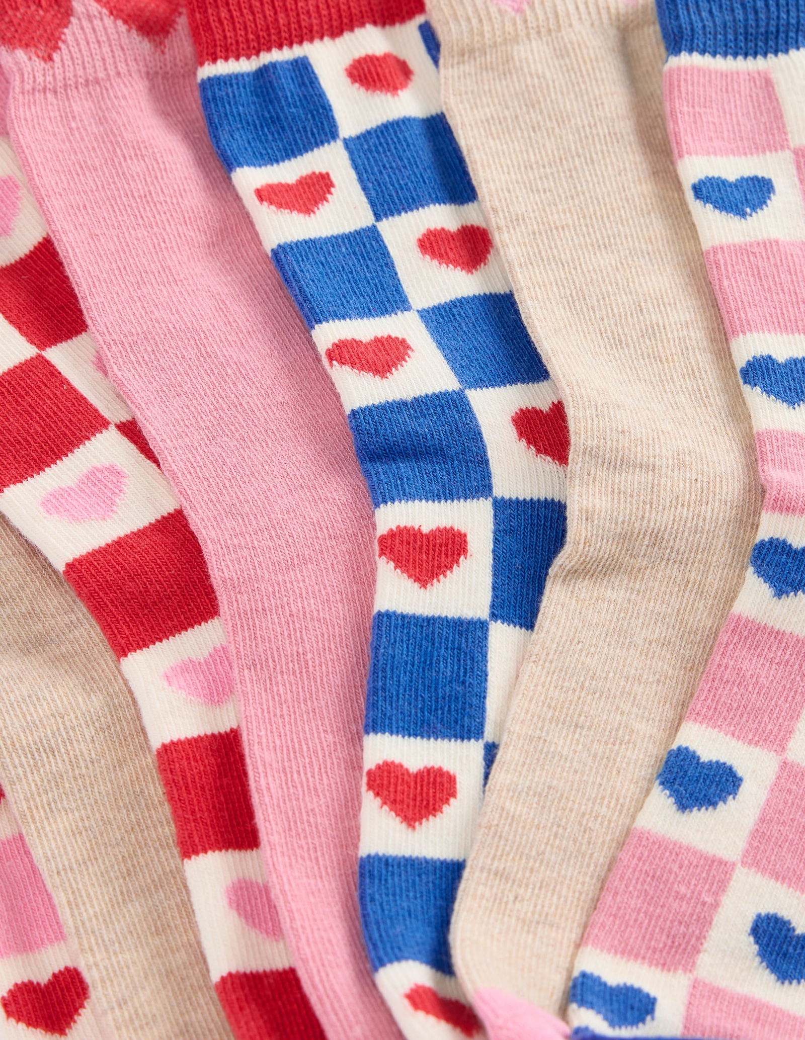 BODEN Socks 7 Pack-hearts | endource