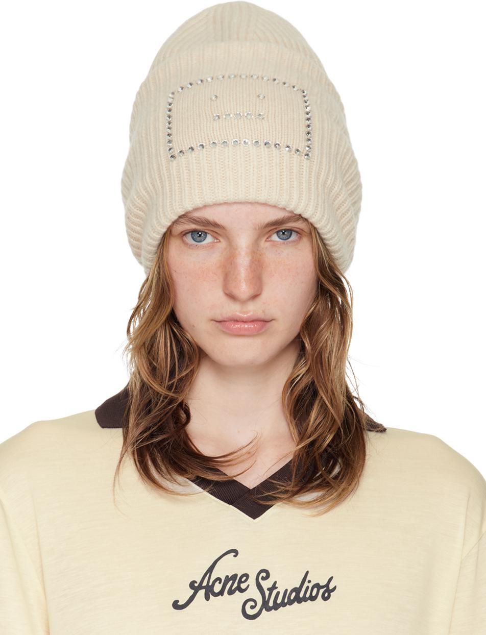 ACNE STUDIOS Embellished Square Beanie | Endource