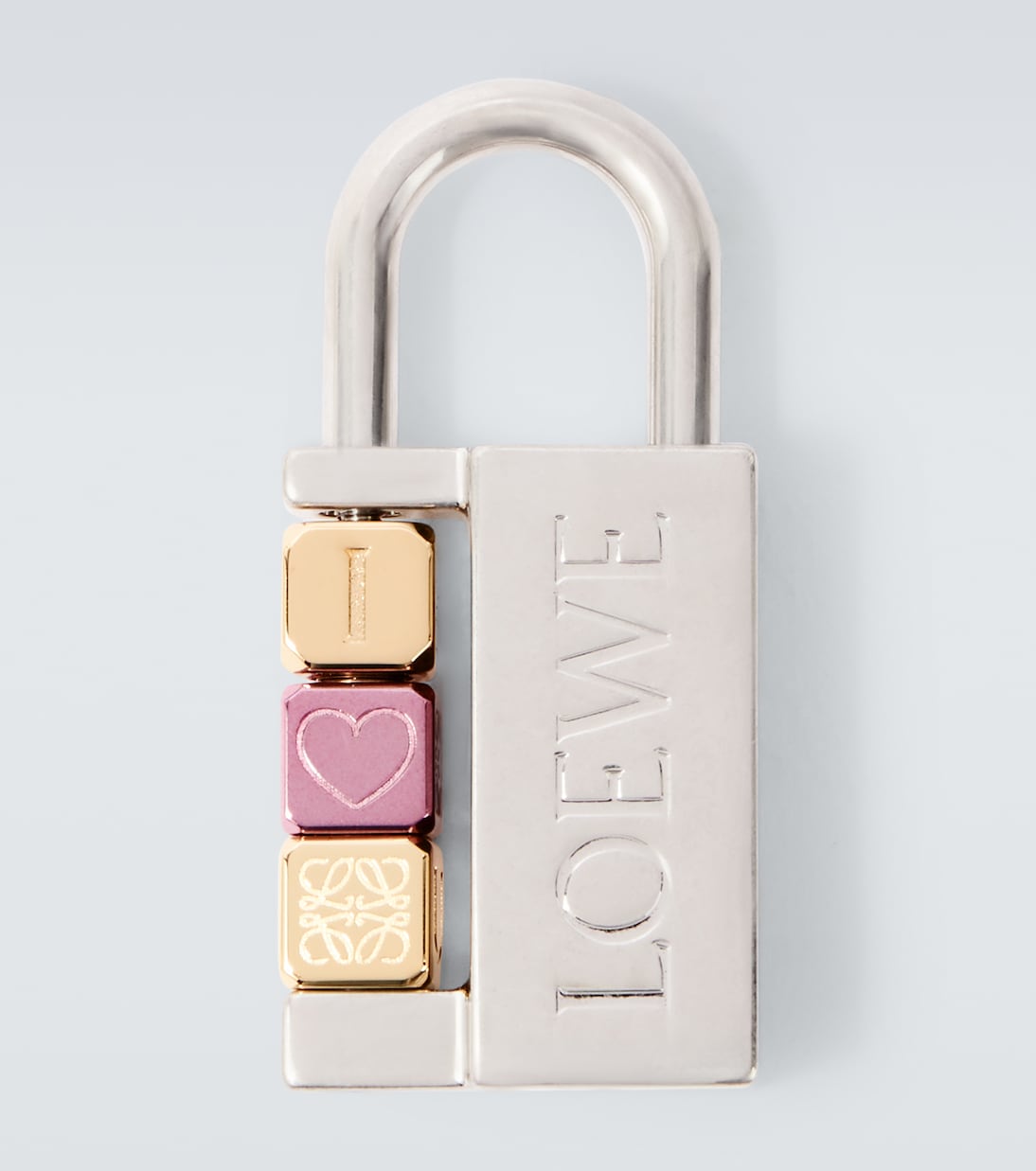 LOEWE Padlock Anagram Bag Charm | endource