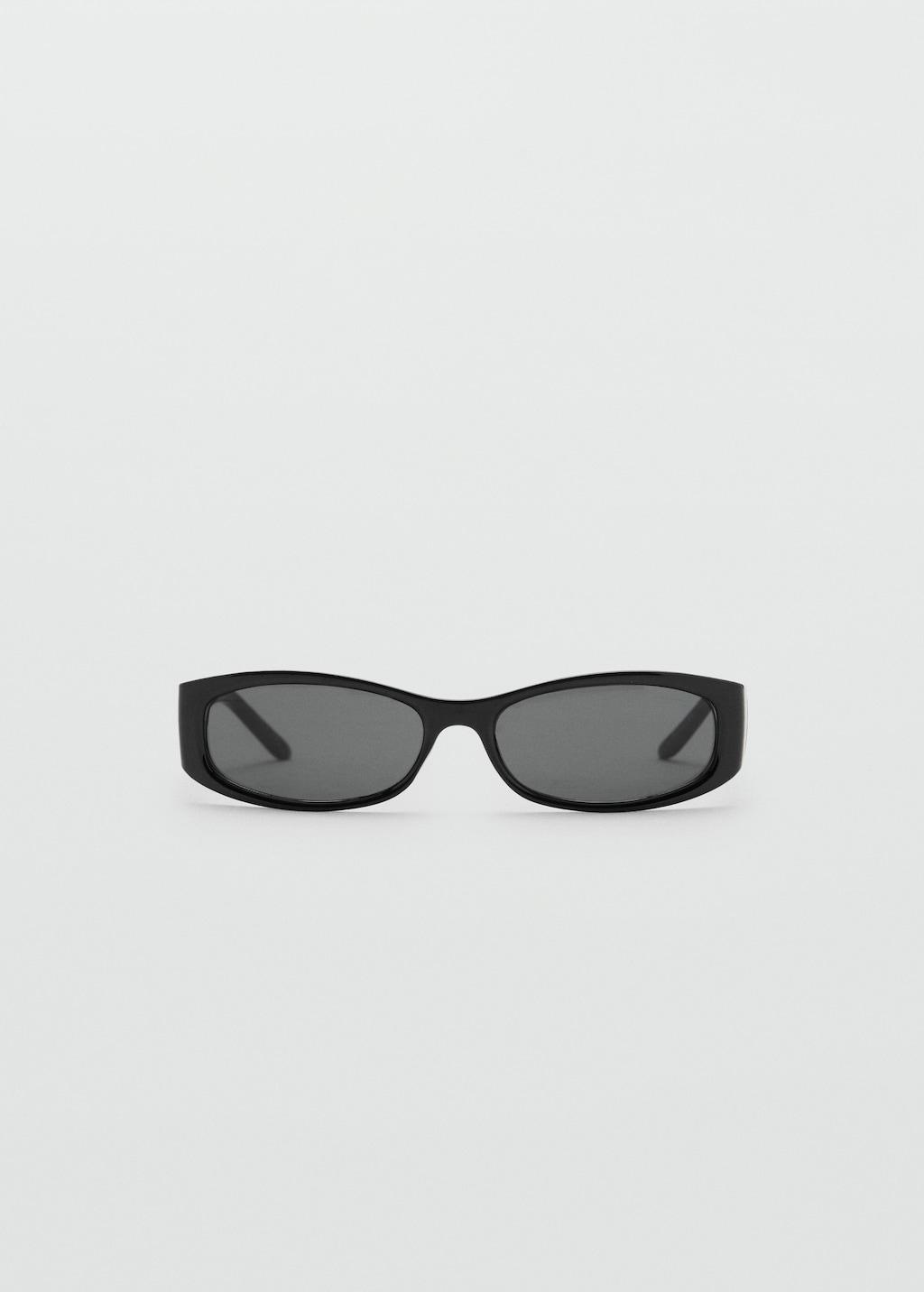 MANGO Rectangular-Frame Sunglasses in Black | endource