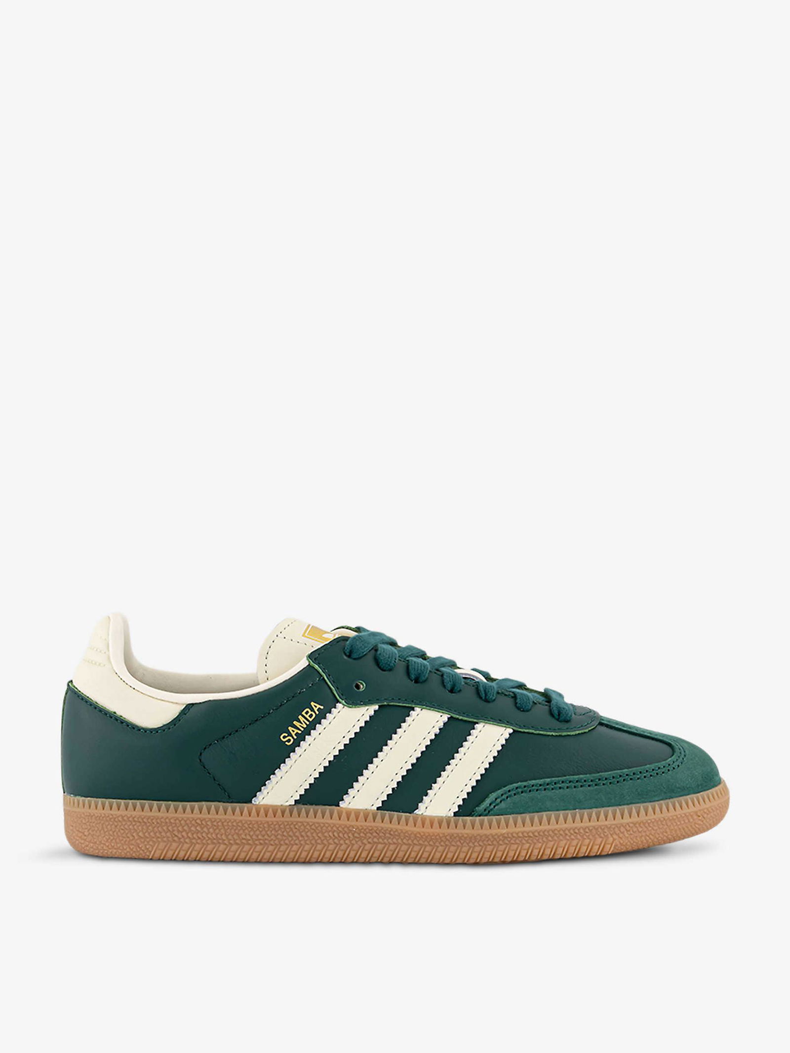 ADIDAS Samba OG Logo-Embellished Leather Low-Top Trainers | endource