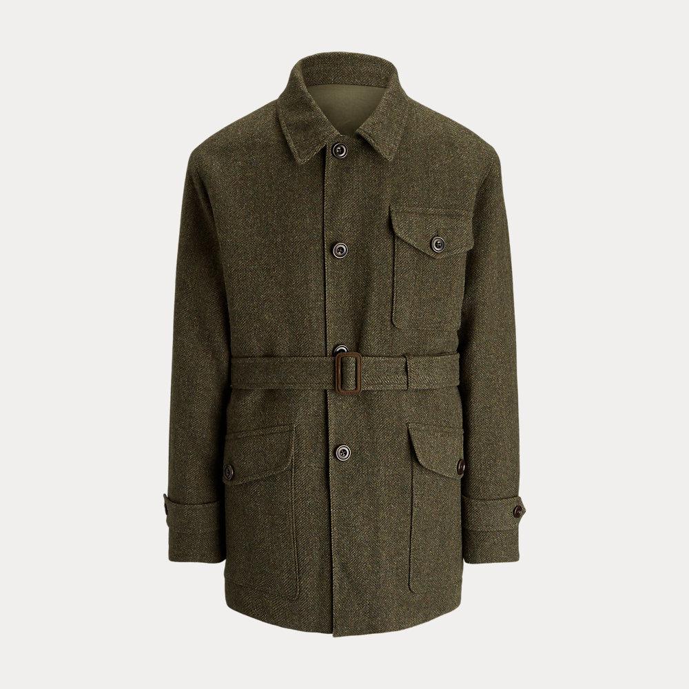 POLO RALPH LAUREN Reversible Tweed-Ventile Walking Coat in Multi | endource