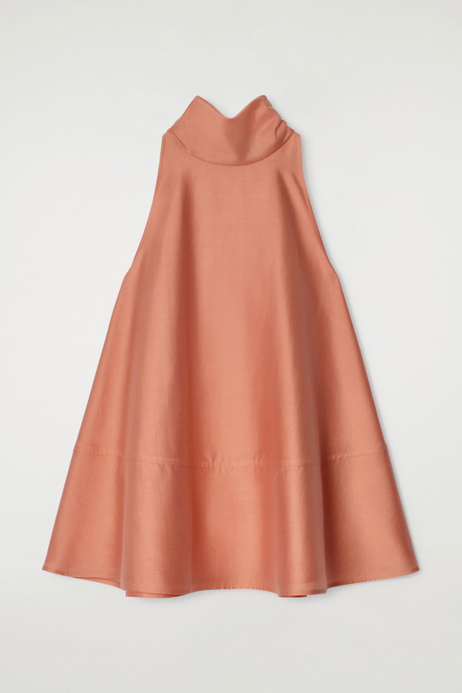 COS Fluid Halterneck Top in ORANGE | endource