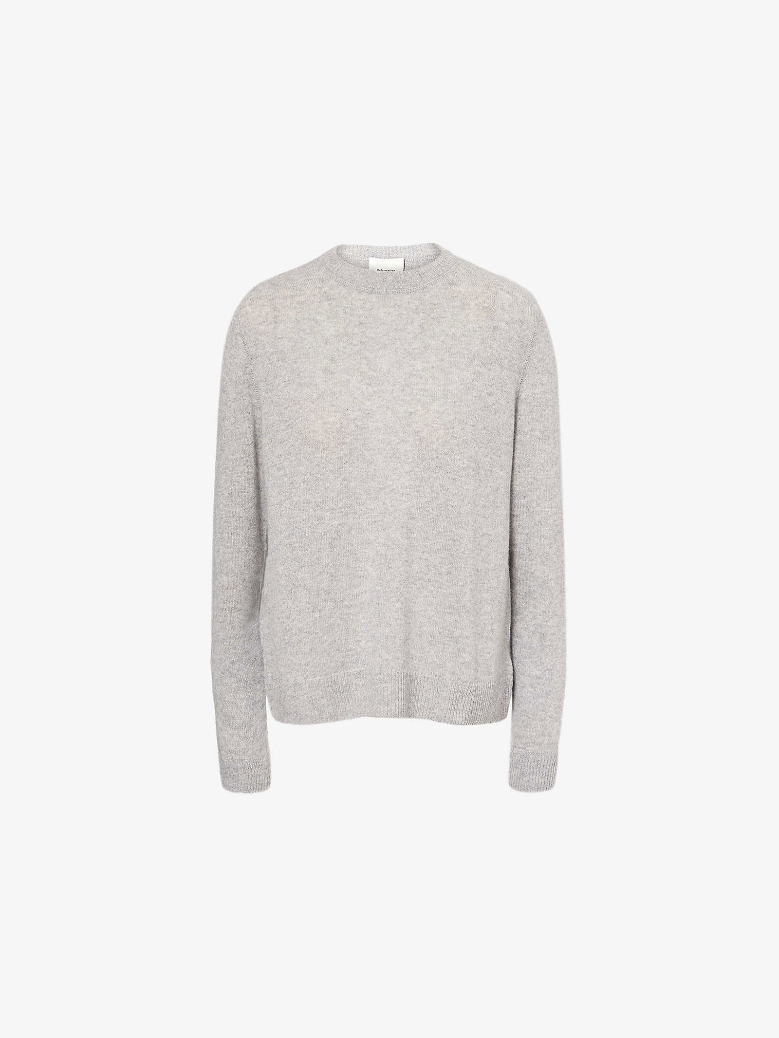 REFORMATION Relaxed-Fit Round-Neck Cashmere Jumper | endource