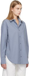 MATTEAU Blue Relaxed Shirt | endource