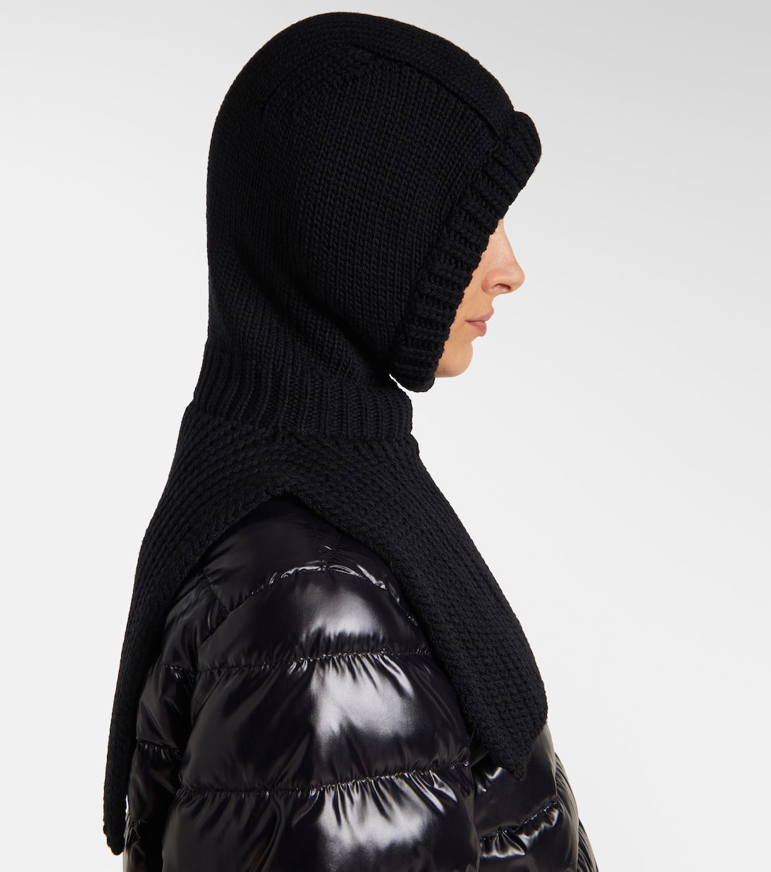 MONCLER X EE72 By Edward Enninful Virgin Wool Ski Mask | endource