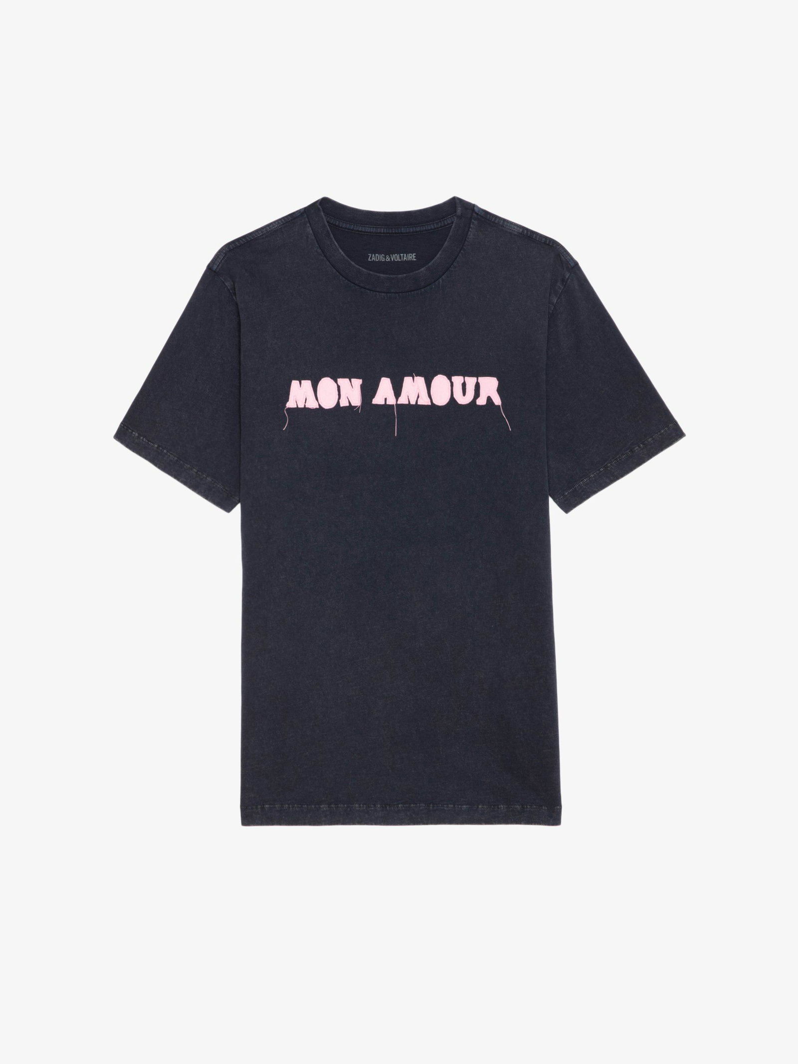 ZADIG & VOLTAIRE Edwin Mon Amour T-Shirt in Encre | endource