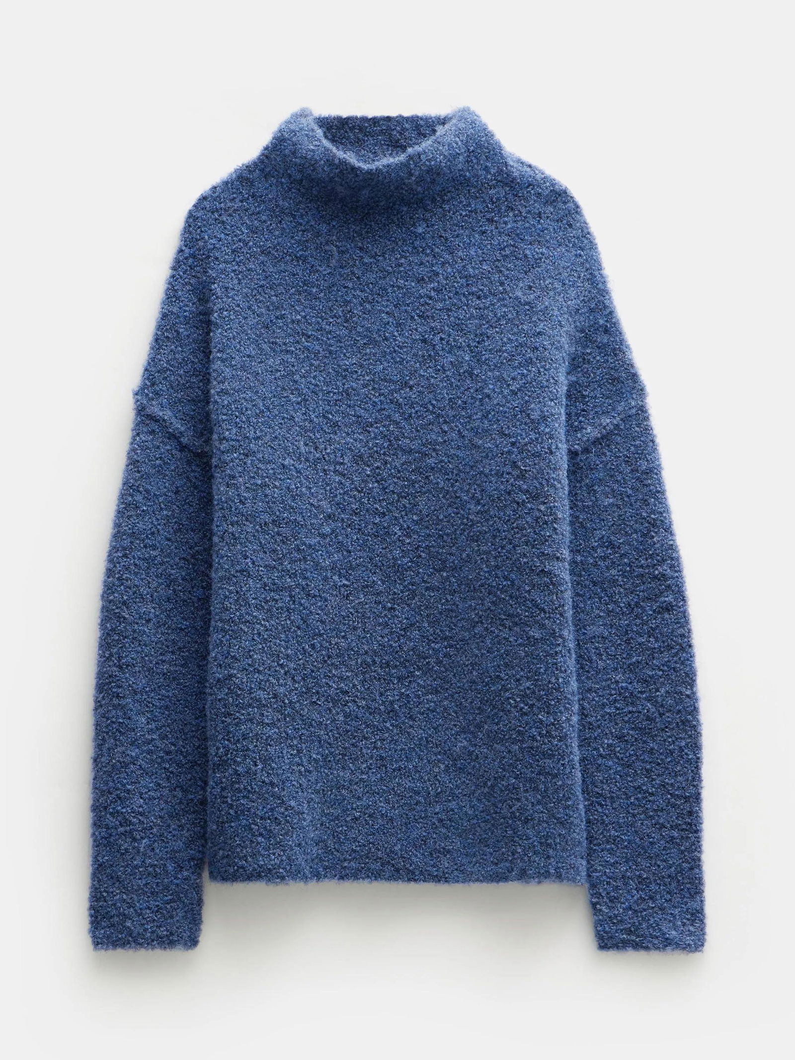 HUSH Bailey Boucle Funnel Neck Jumper | endource
