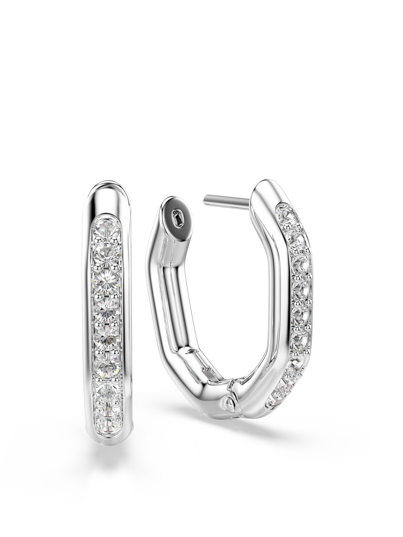 SWAROVSKI Dextera Crystal Hoop Earrings | endource