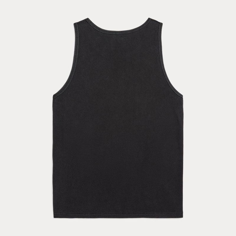 RALPH LAUREN RRL Jersey Tank in Black | Endource