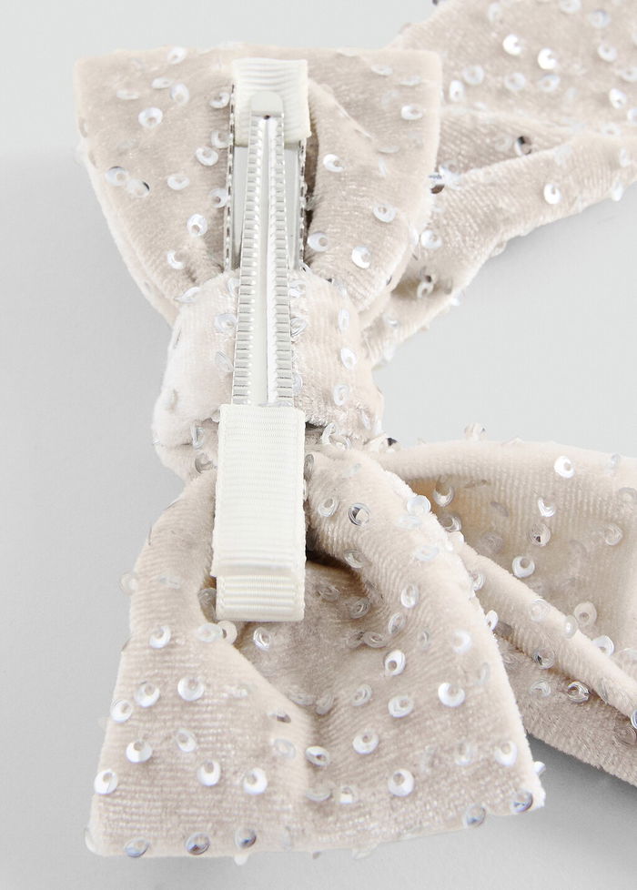 MANGO Hair Clip With Sequin Bow | endource