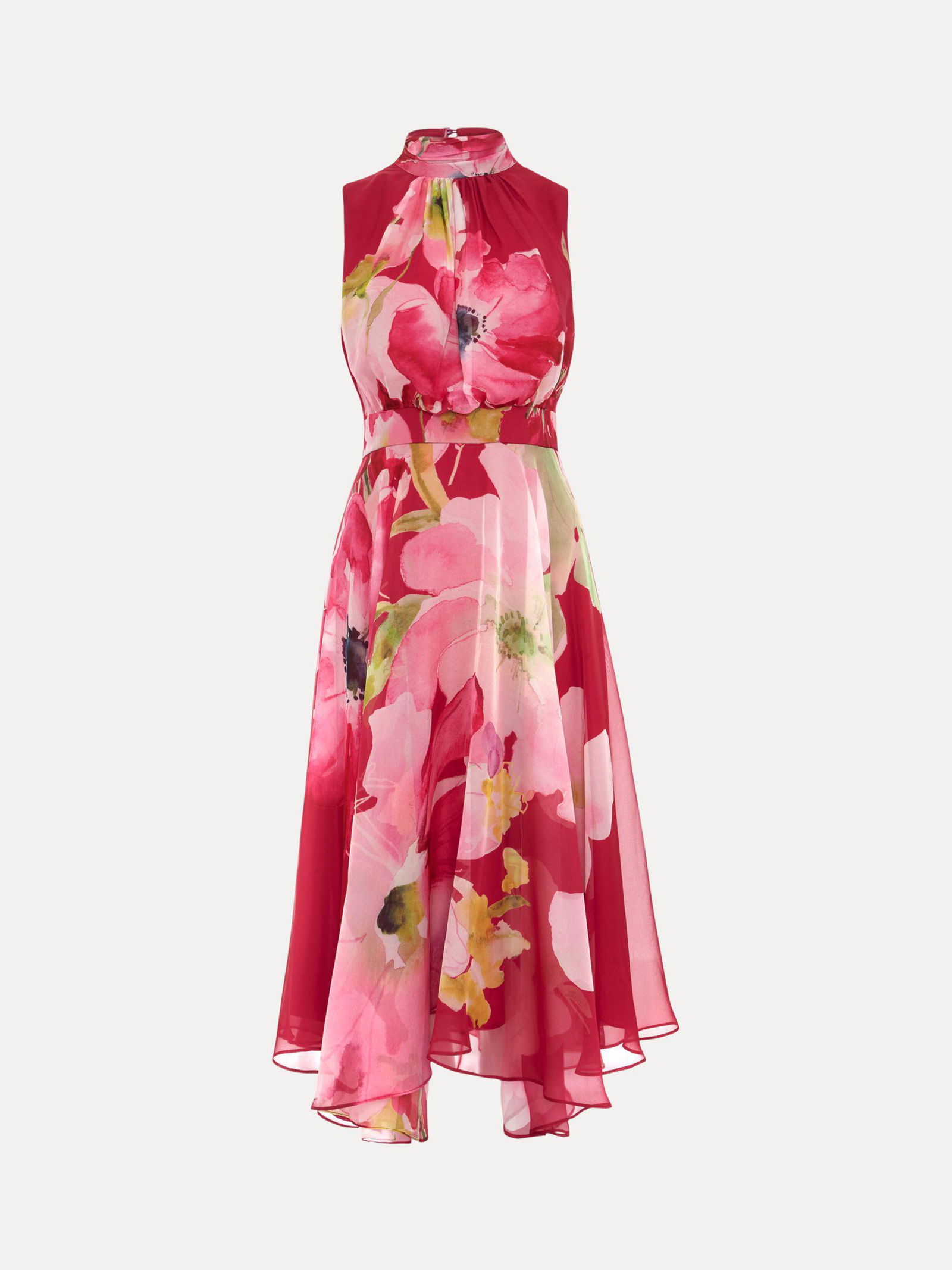 PHASE EIGHT Lucinda Floral Print Midi Dress in Multi | Endource