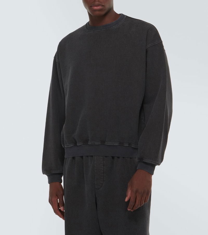 THE ROW Samson Cotton-Blend Sweatshirt in Grey | endource