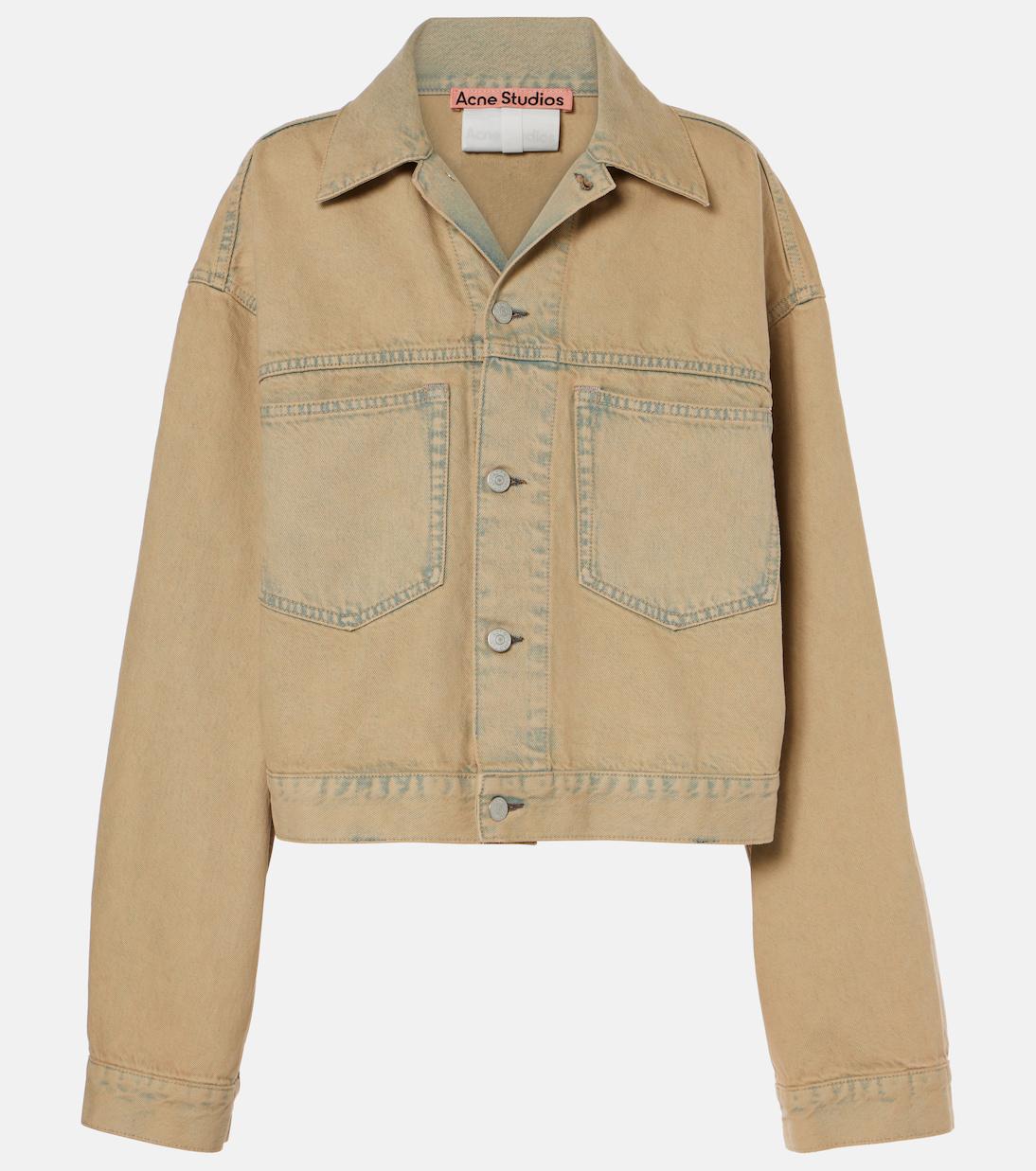 ACNE STUDIOS Marko Cropped Denim Jacket | endource