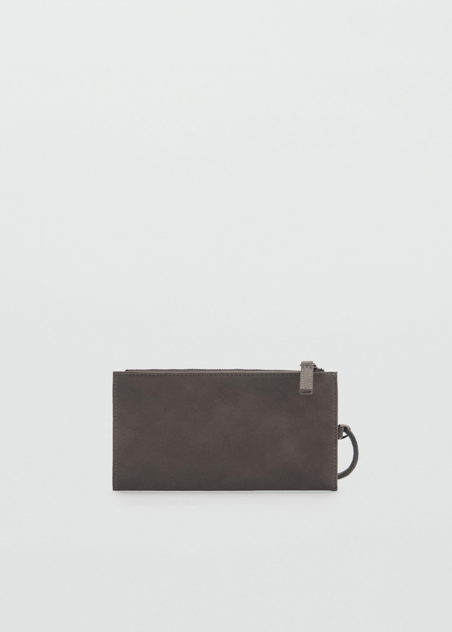 MANGO Mini Shoulder Bag Card Holder in Grey | Endource