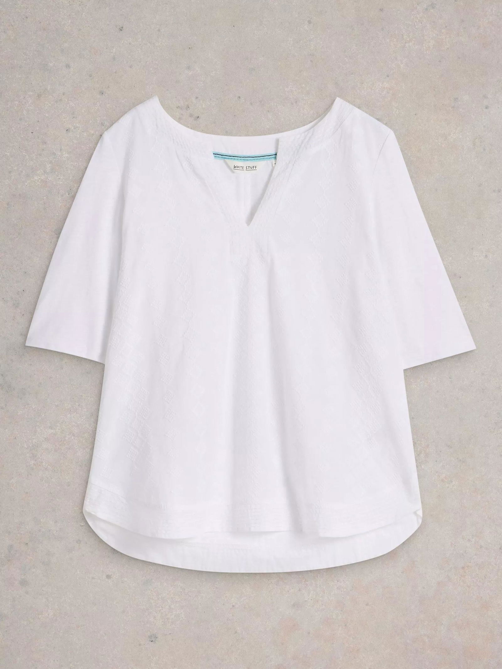 WHITE STUFF Weaver Organic Cotton Top in White | endource