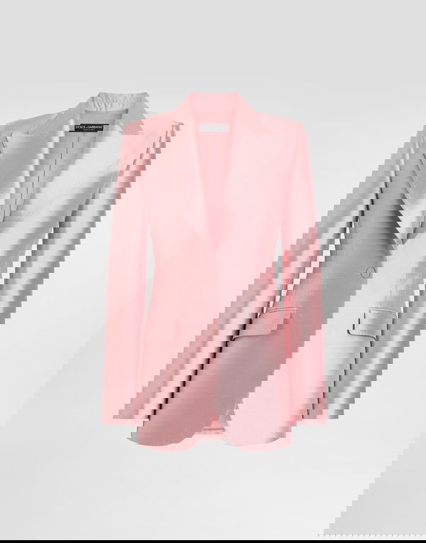 DOLCE & GABBANA Silk Shantung Single-breasted Jacket | endource