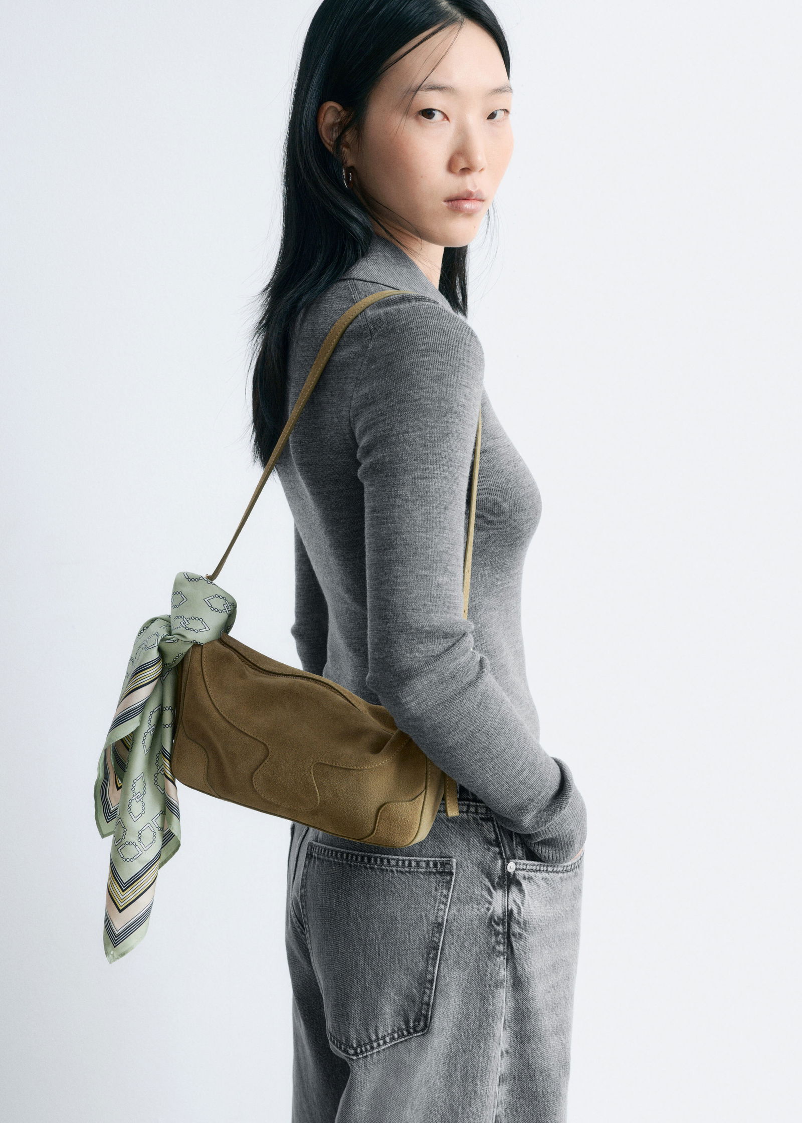 & OTHER STORIES Rectangular Leather Crossbody Bag | endource