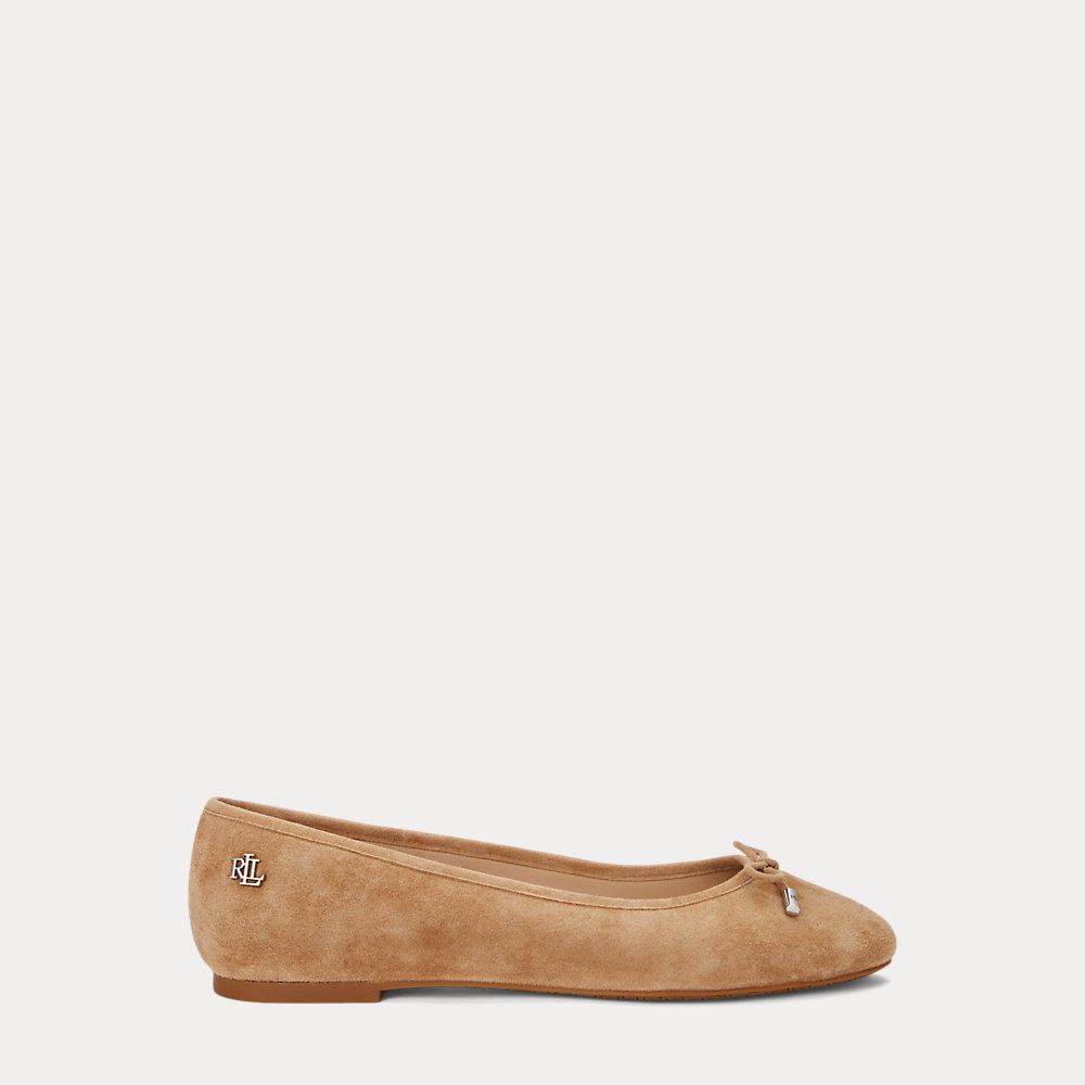LAUREN RALPH LAUREN Jayna Suede Flat | endource