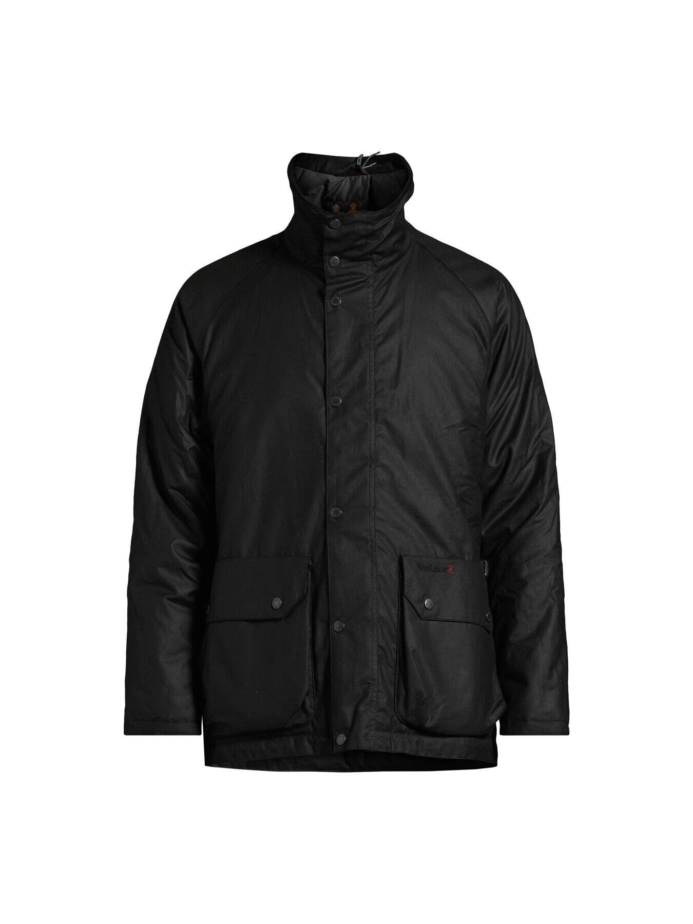 BARBOUR Saltburn Wax Jacket in Black | endource