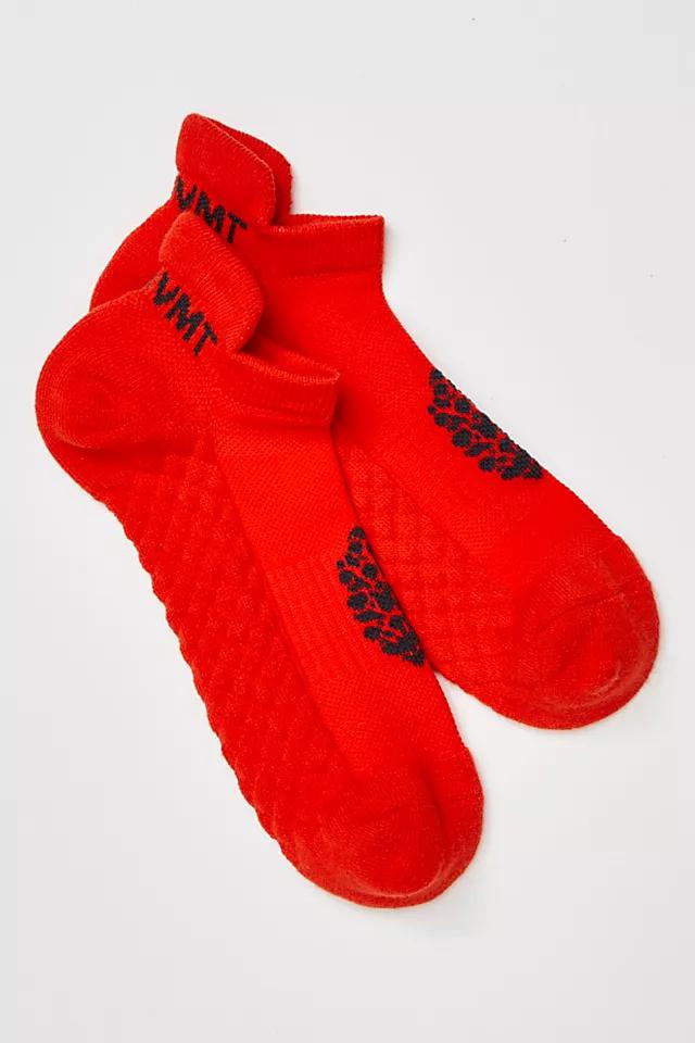 FREE PEOPLE FP Movement - Relay Cushion Ankle Socks in Poppy Red | Endource