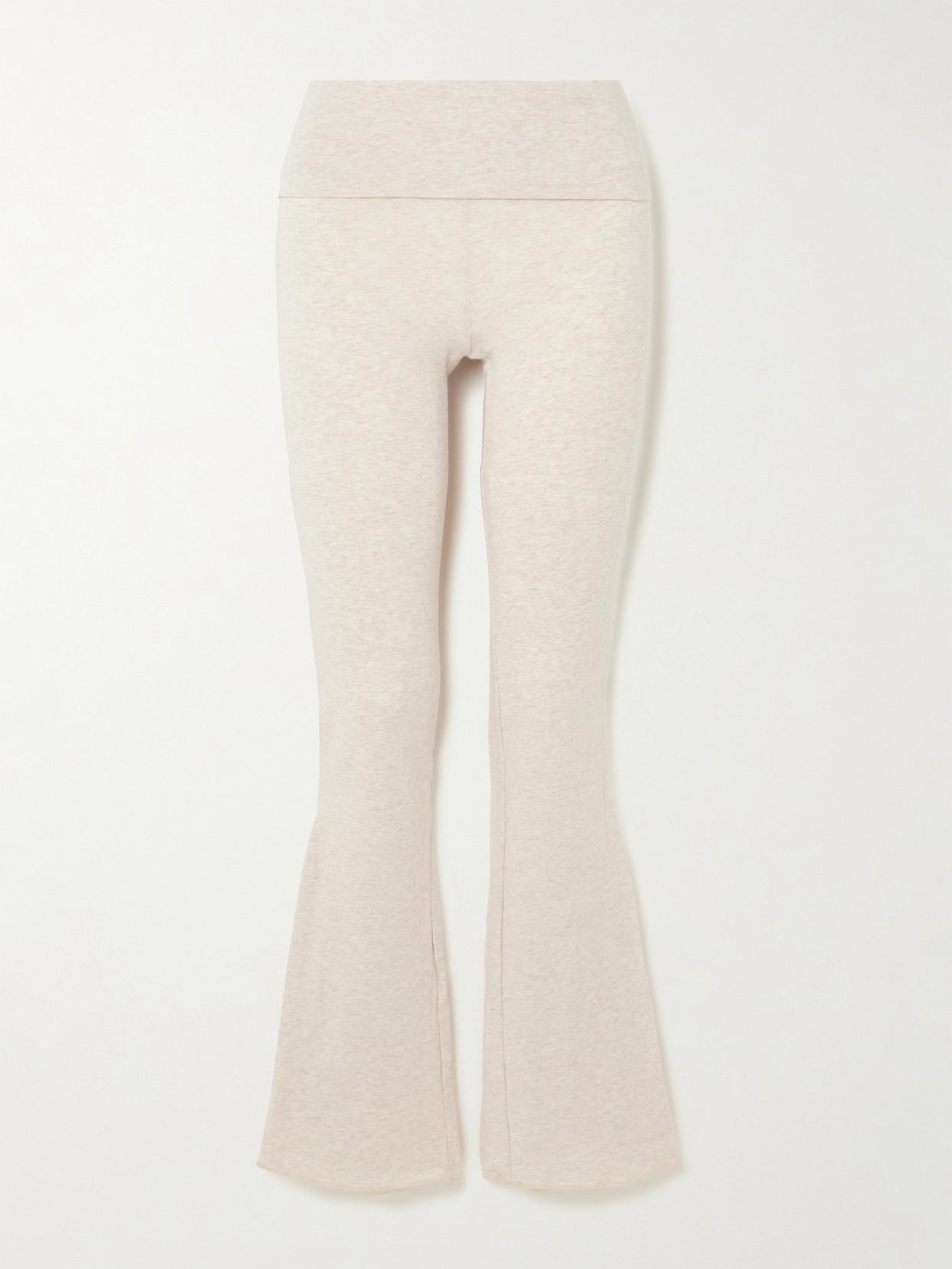 SKIMS Soft Lounge Foldover Pants in Neutrals | endource