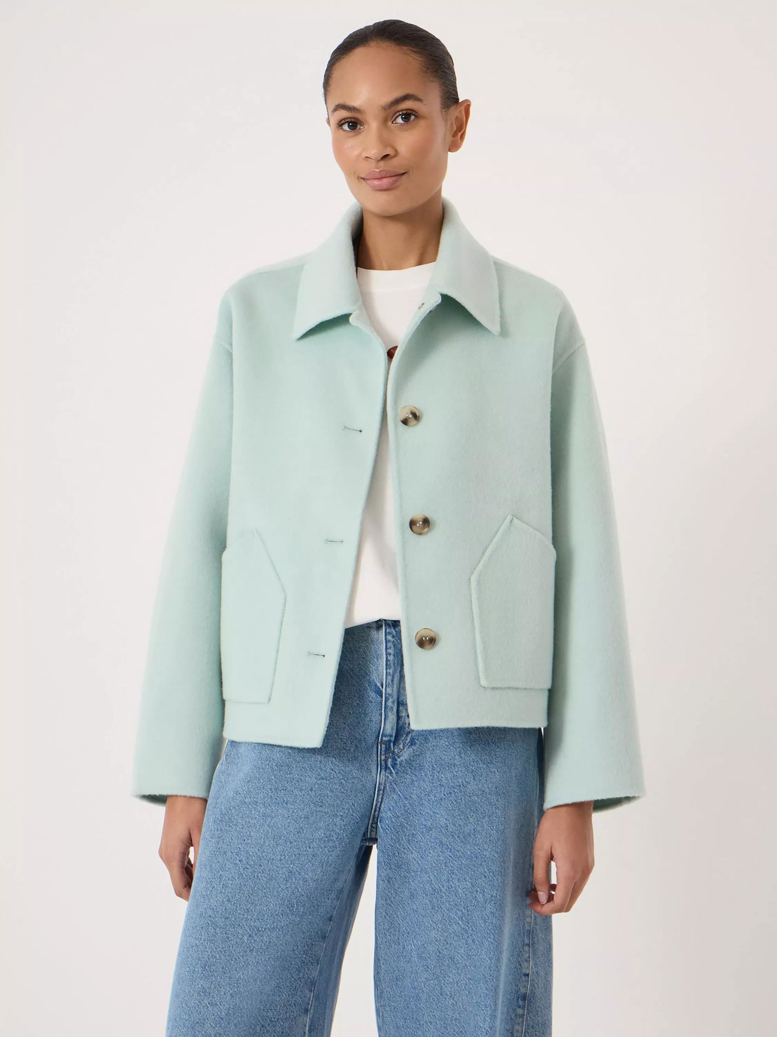 HUSH Double Faced Pure Wool Jacket | endource