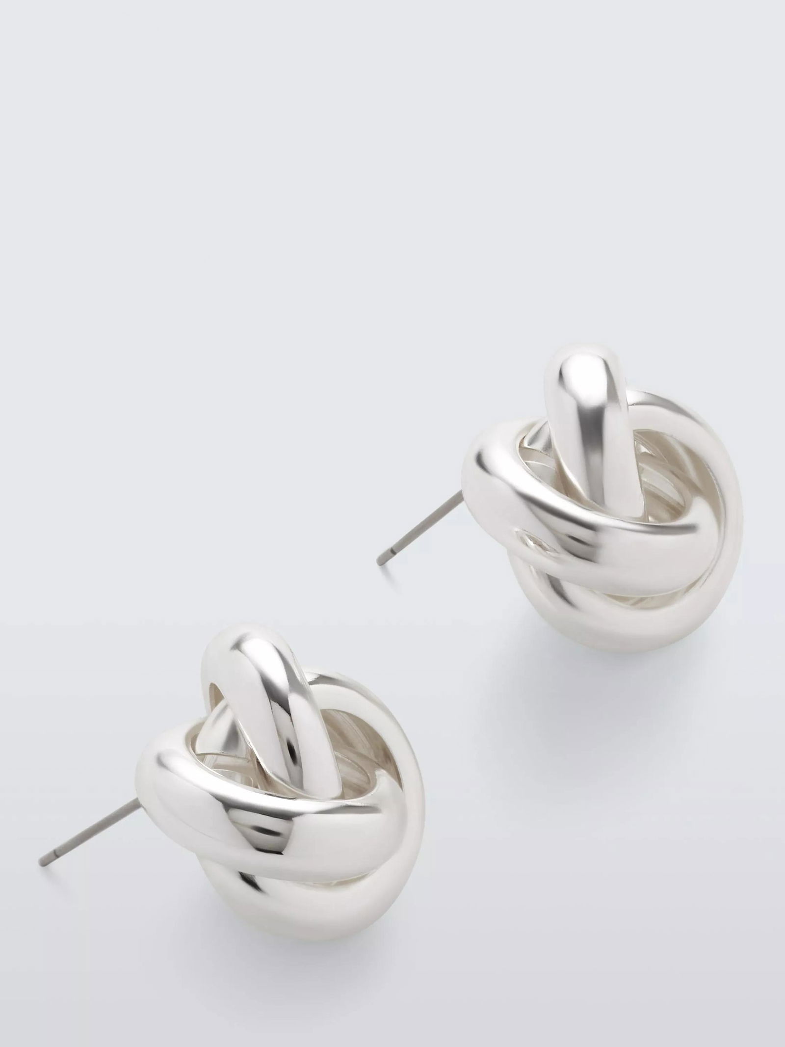JOHN LEWIS Statement Twisted Knot Earrings | endource